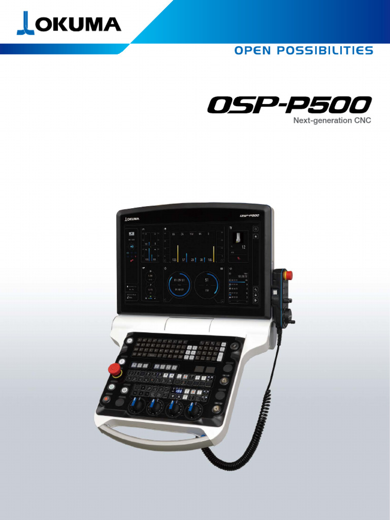 OSP-P500-Brochure ENGLISH Mar2023 | PDF | Simulation | Numerical Control