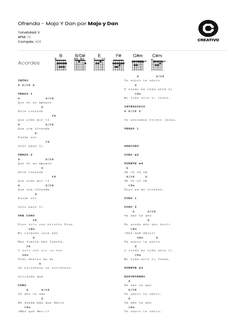 Majo y Dan Ofrenda | PDF
