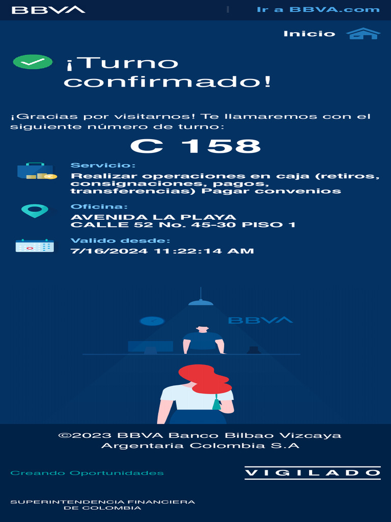 Turnos Virtuales BBVA | PDF