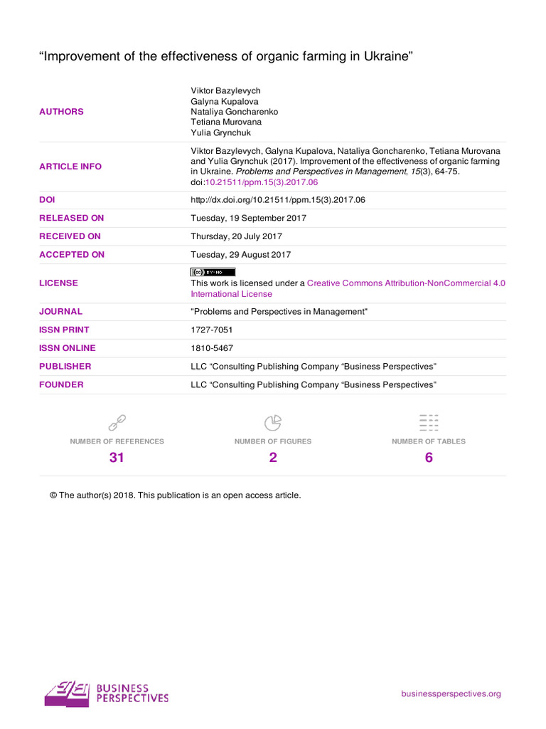 Improvement of The Effectiveness of Orga | PDF