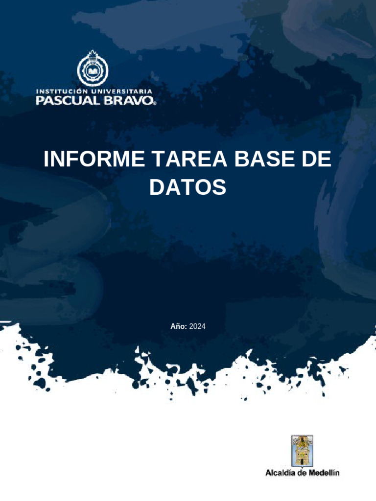 Informe Tarea Base de Datos | PDF