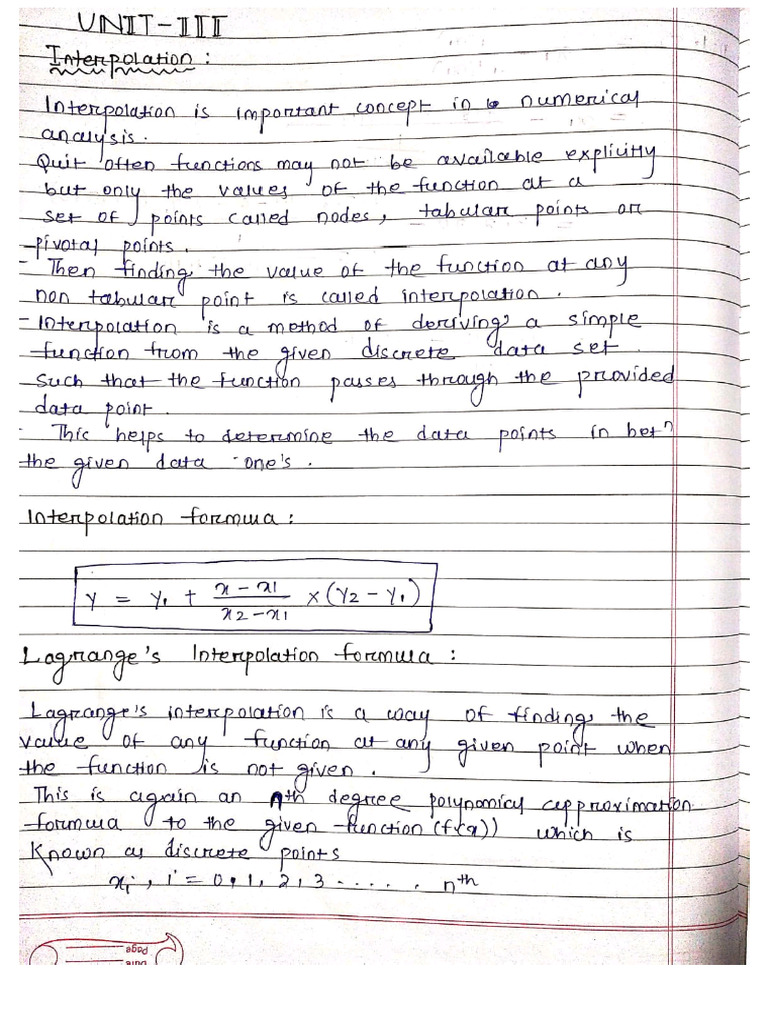 Numerical Technique | PDF