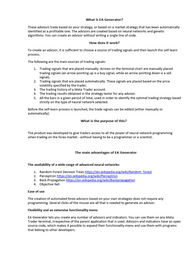 What Is EA Generator | PDF