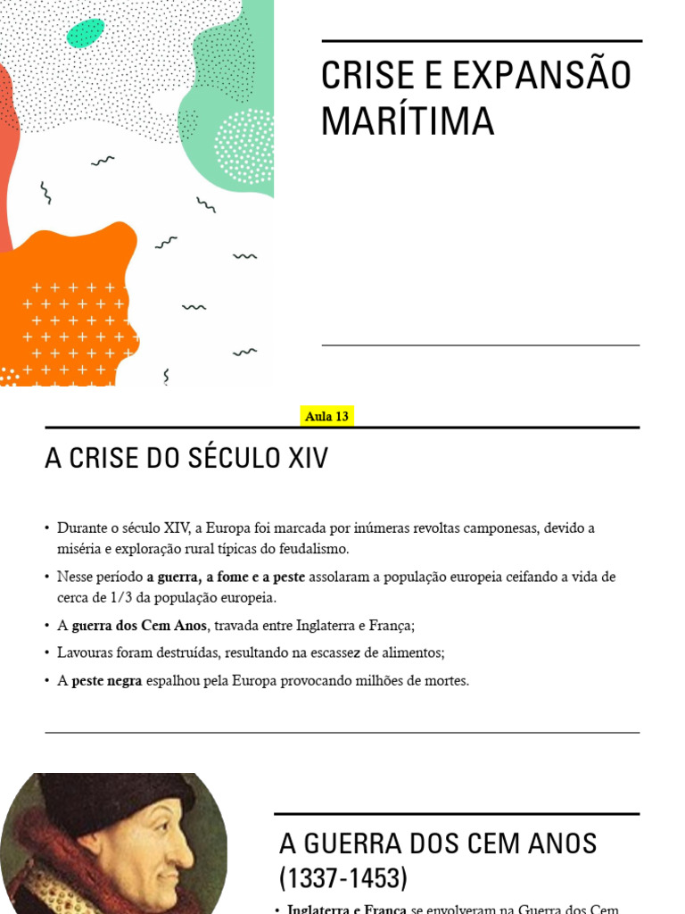 MÃ Dulo 5 Crise e Expansã o Marã - Tima | PDF