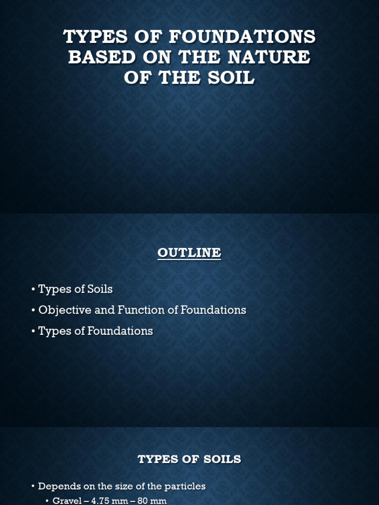 Types of Foundations | PDF