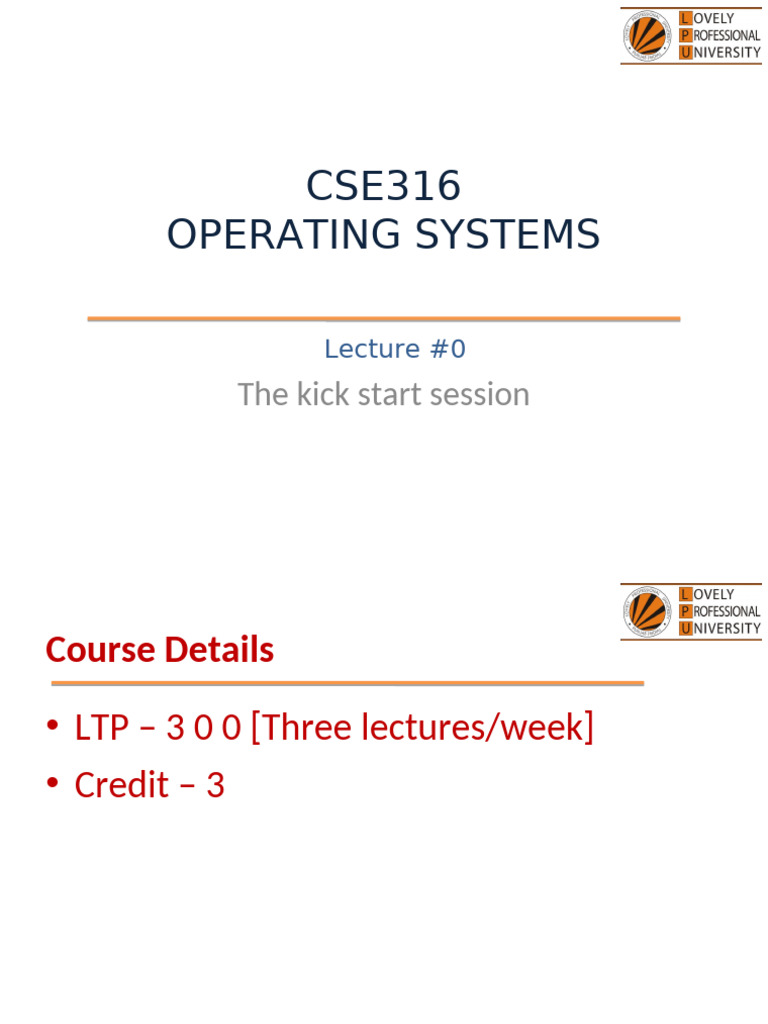 ZERO Lecture CSE316 August - December 2024 | PDF | Scheduling (Computing) | Art