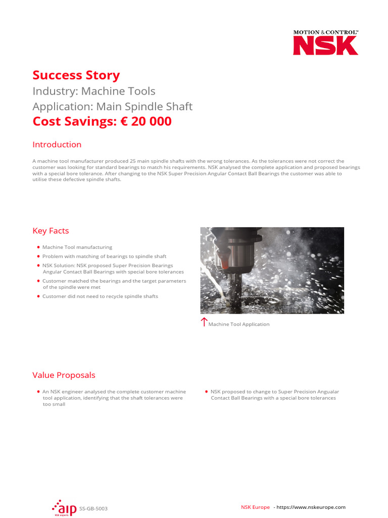 Main Spindle Shaft | PDF