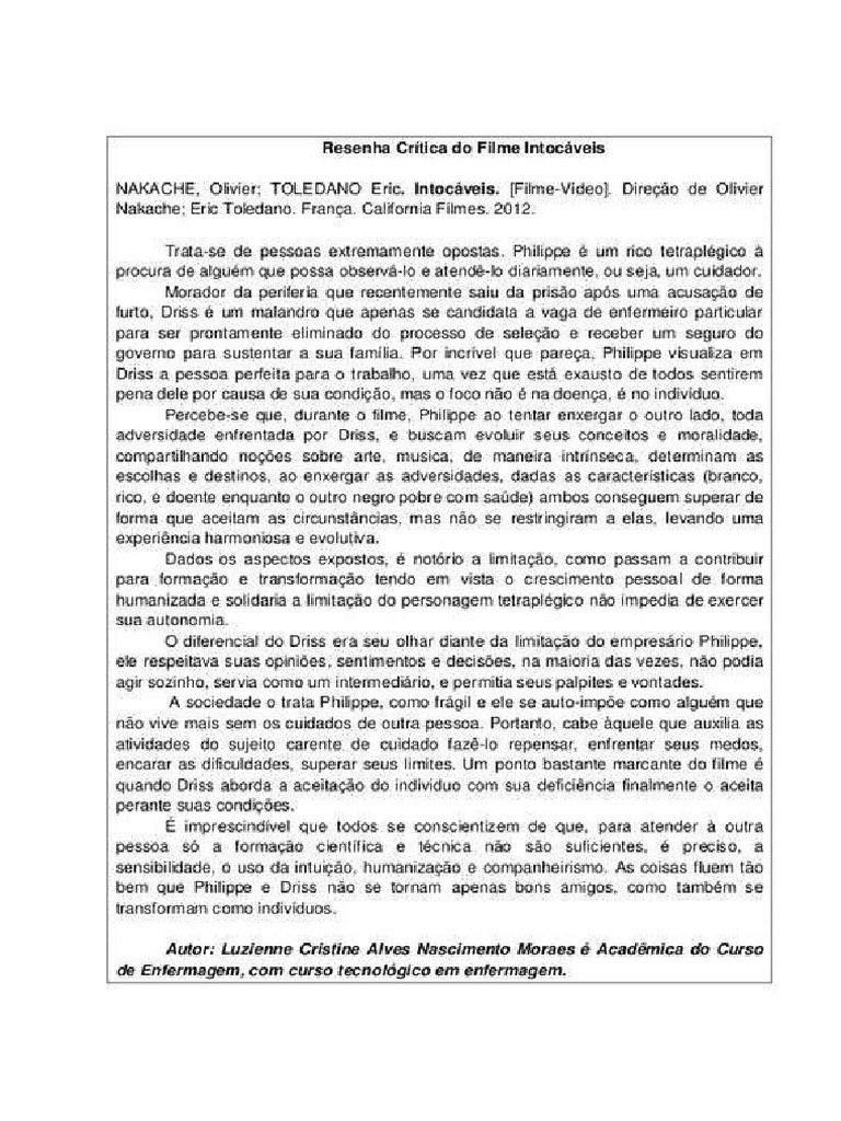 Modelo de Resenha Crítica | PDF