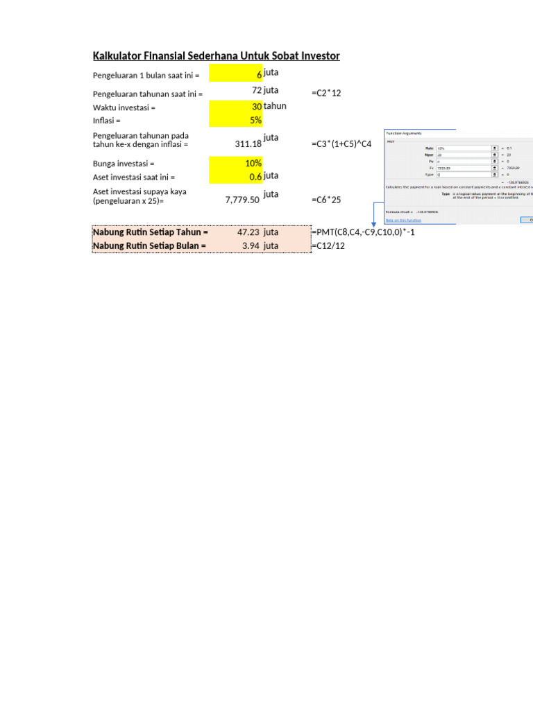 Kalkulator Finansial | PDF