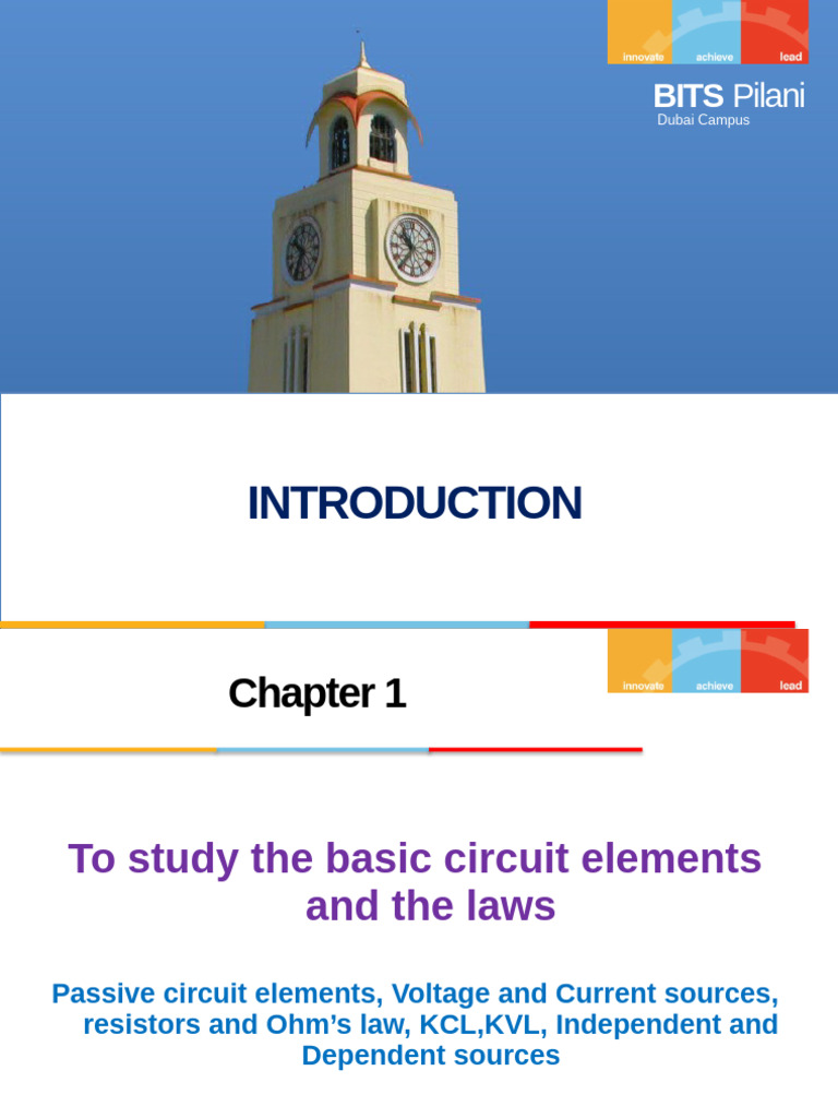 Set 1 Basic Circuit Elements And Laws Pdf 