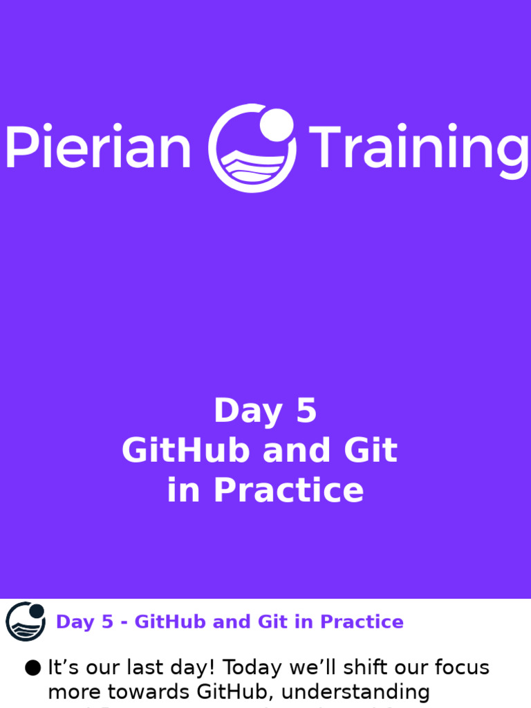Day 5 - Git in Practice | PDF
