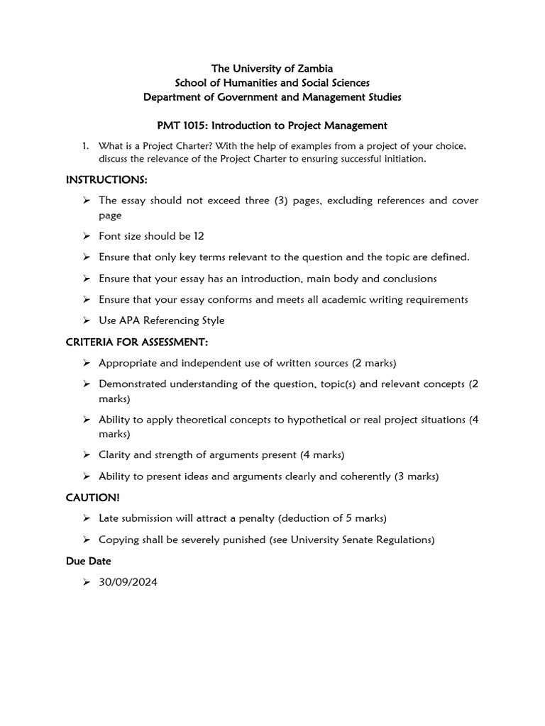 Pmt 1015 Assignment One 2024 Pdf Career And Growth Computers 