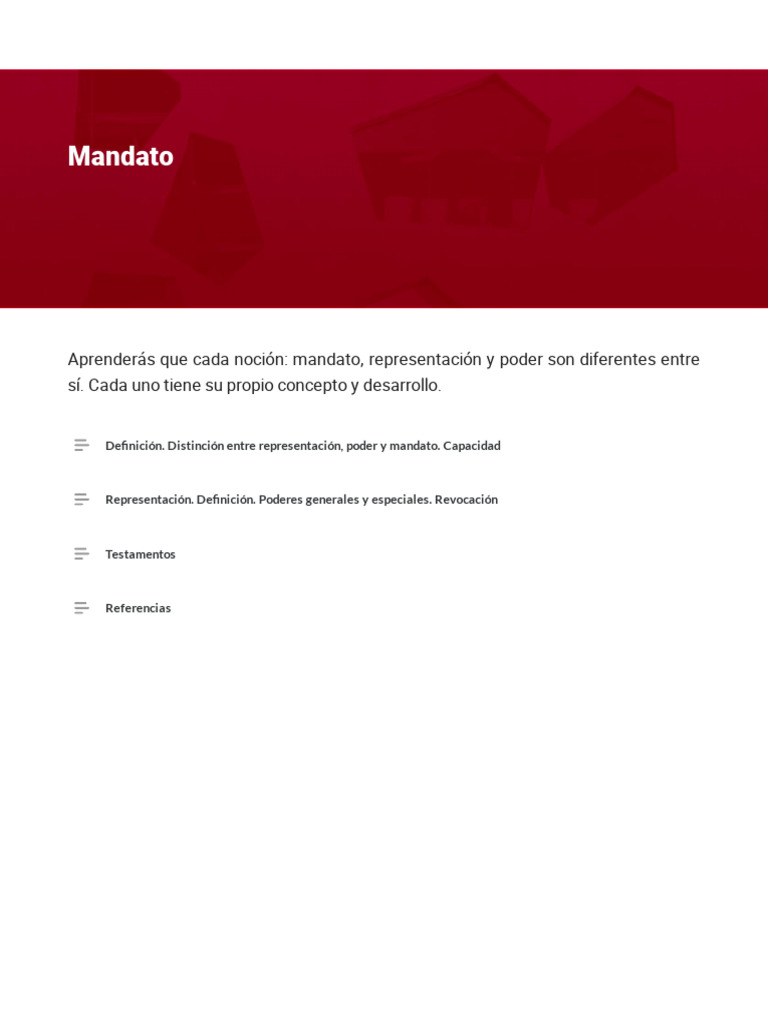 Mandato | PDF