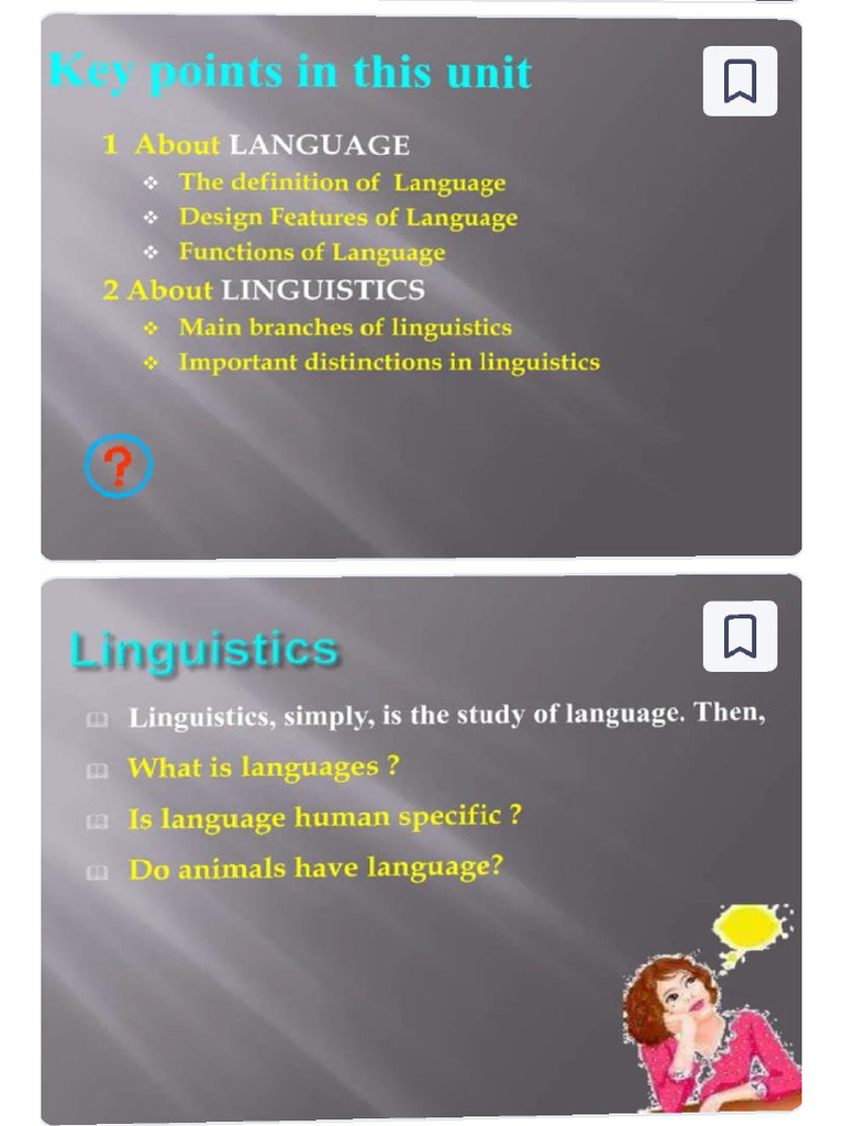 Introduction To Linguistics | PDF