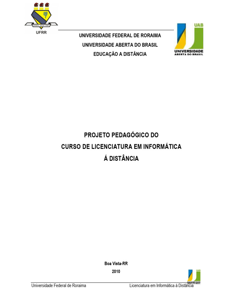 PPP Lic Informatica Ufrr | PDF