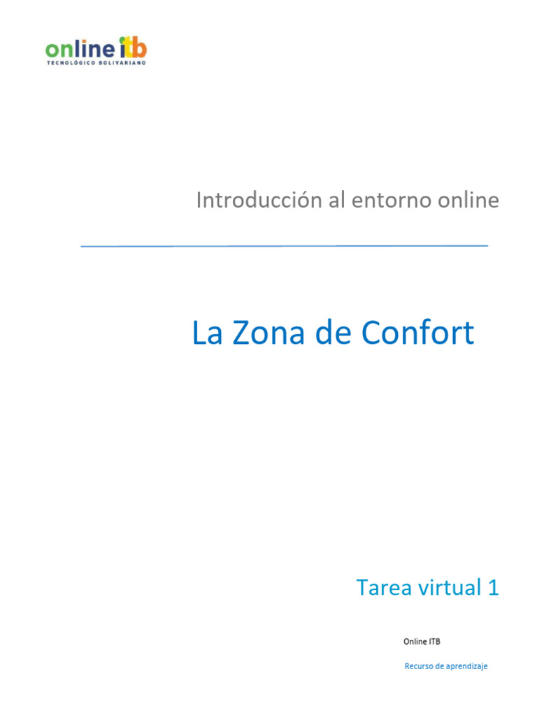 TAREA. Virtual1 | PDF | Crecimiento personal y profesional | Negocios
