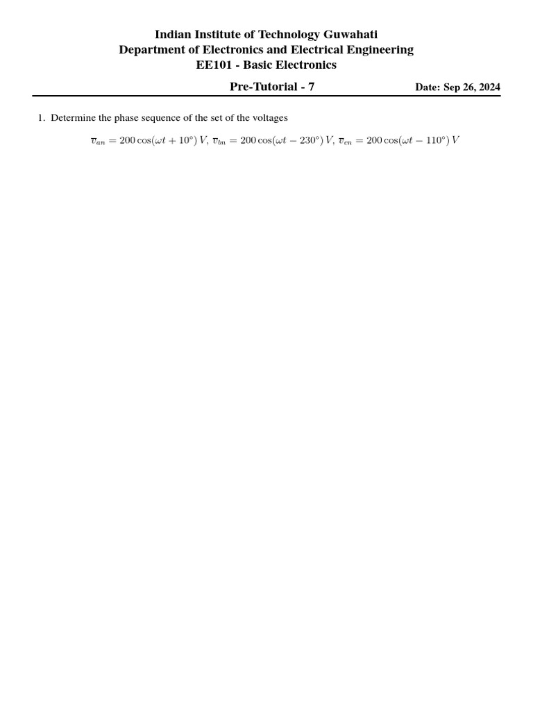 Pre Tutorial Question 7 2024 | PDF