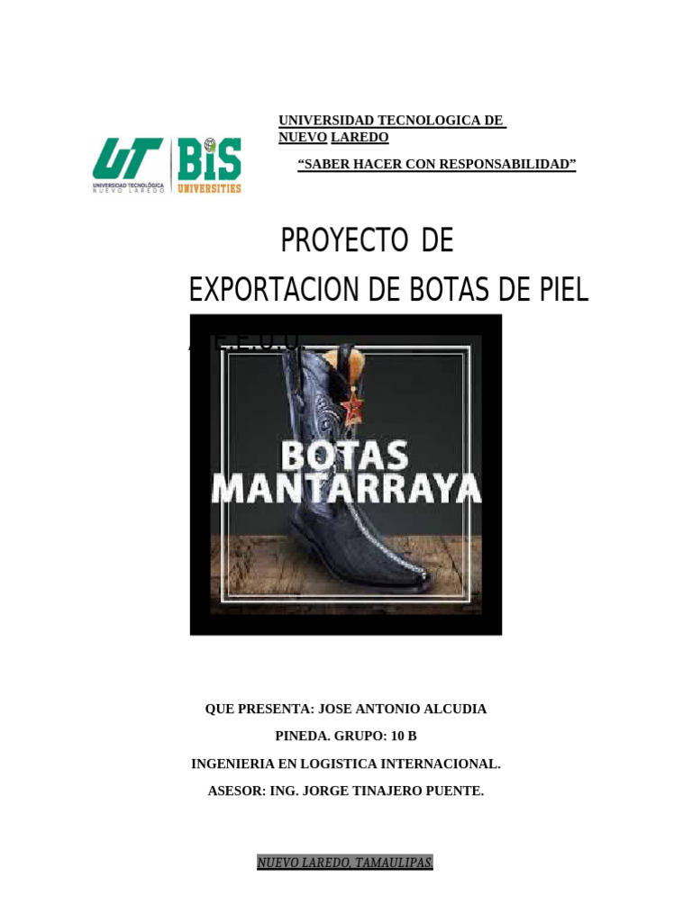 Botas de Piel Rev2 | PDF