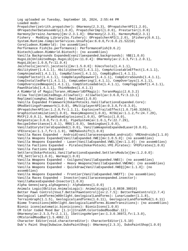 Output Log | PDF
