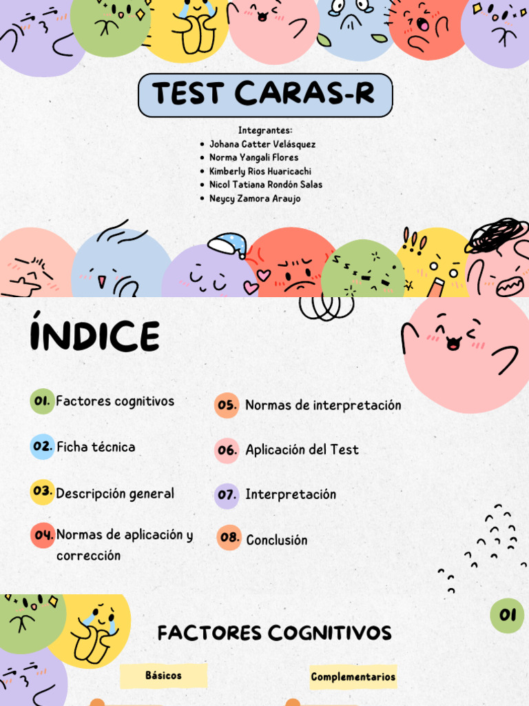 Test Caras R | PDF