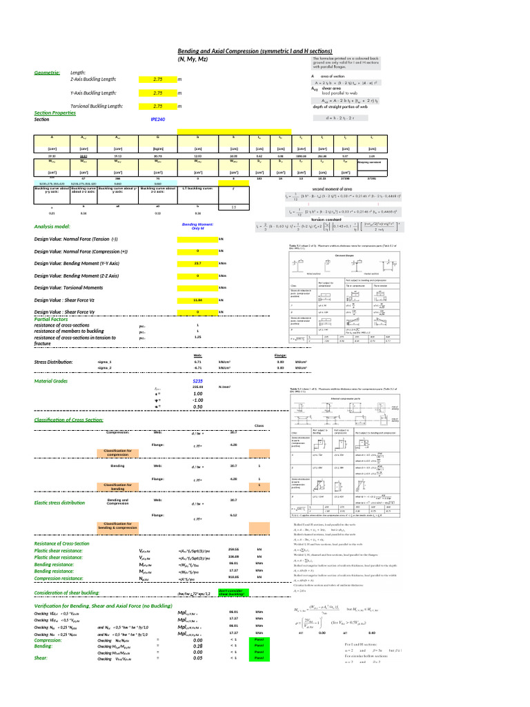 Flexural Buckling EC3 | PDF