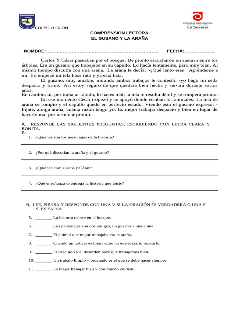 Guia de Comprension | PDF