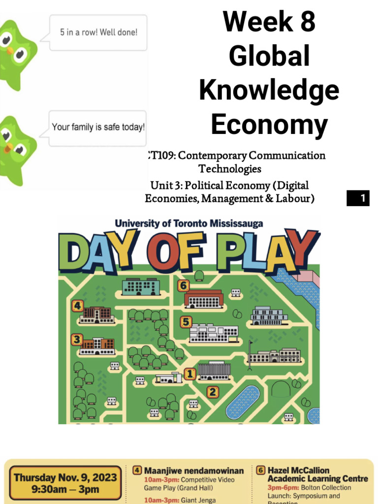 Week 8 - Global Knowledge Economy | PDF
