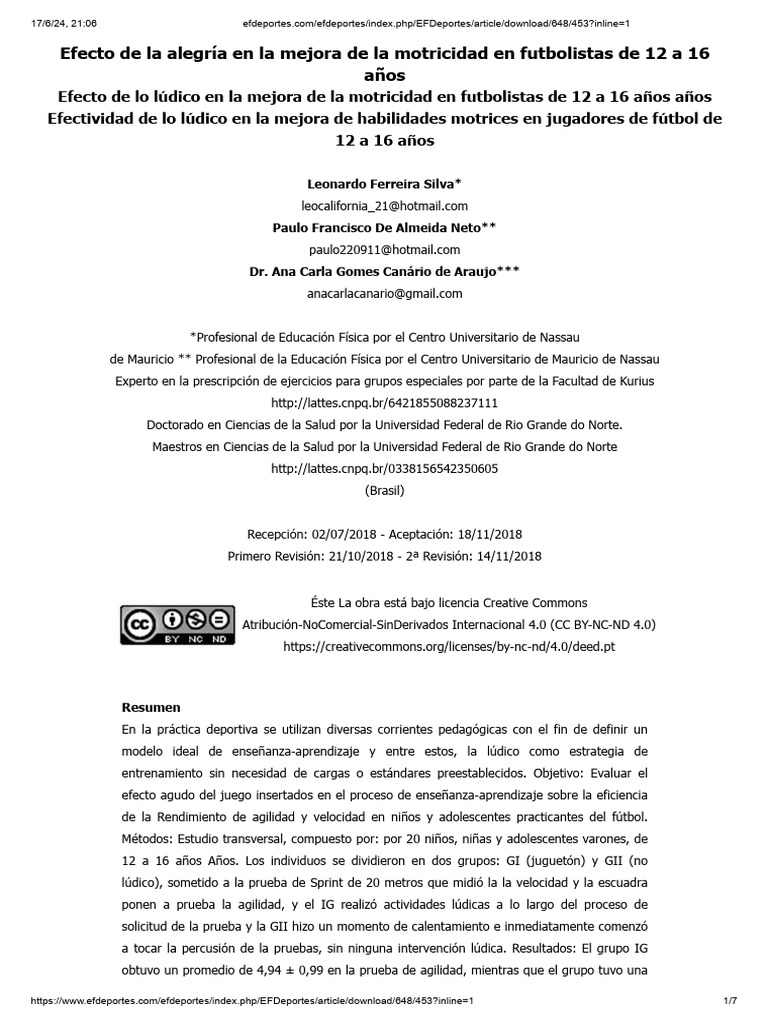 Efdeportes Index - PHP EFDeportes Article Download 648 453 Inline 1 | PDF