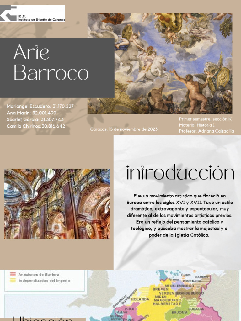 Presentación Del Arte Barroco | PDF