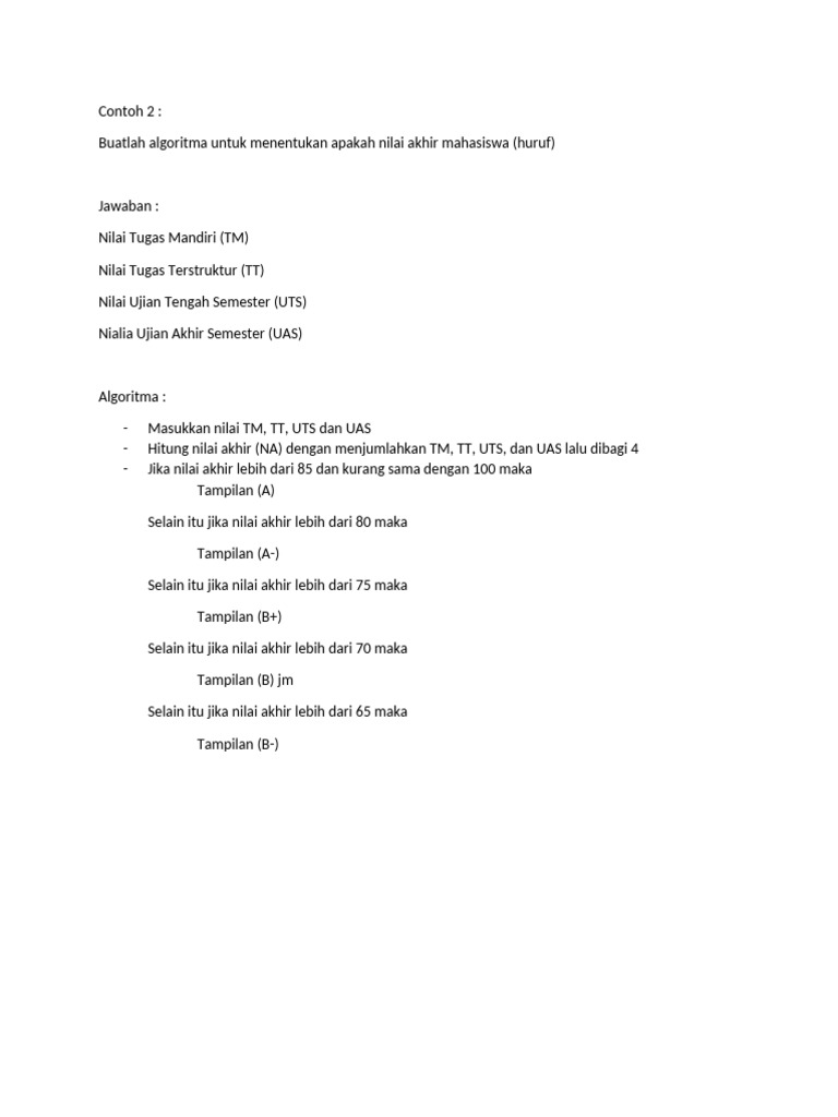 ALGORITMA | PDF