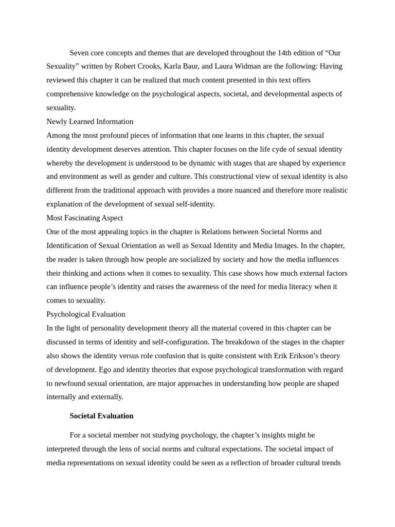 Seven Core Concepts and Themes That Are Developed Throughout The 14th ...