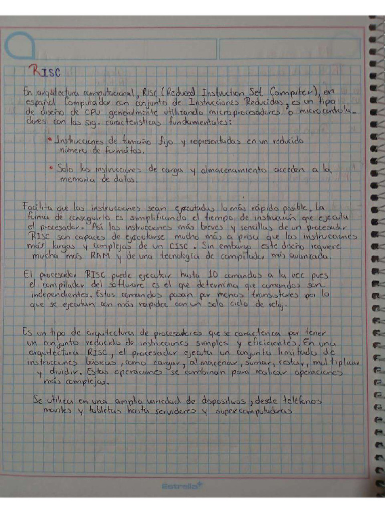 Tarea1 RISC Y CISC | PDF