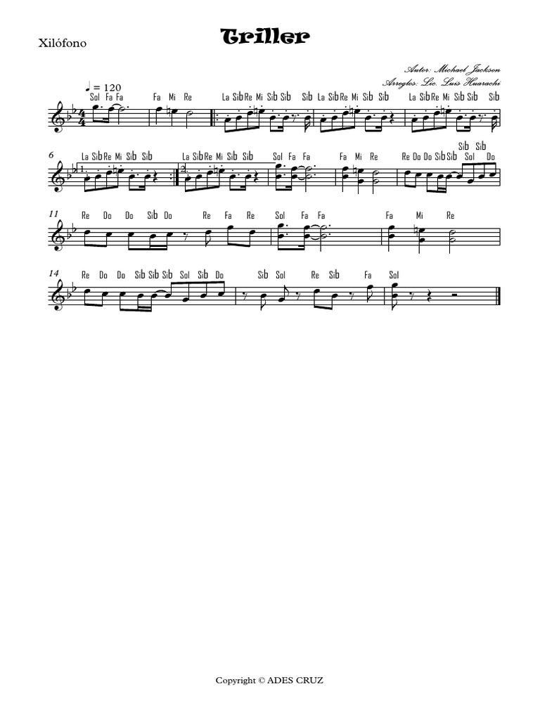 Triller - Xilófono | PDF