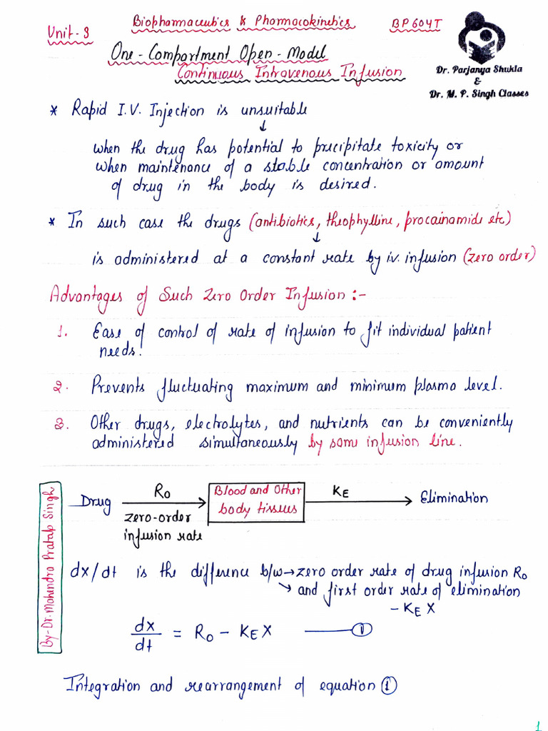 Continuous Intravenous Infusion OCOM | PDF