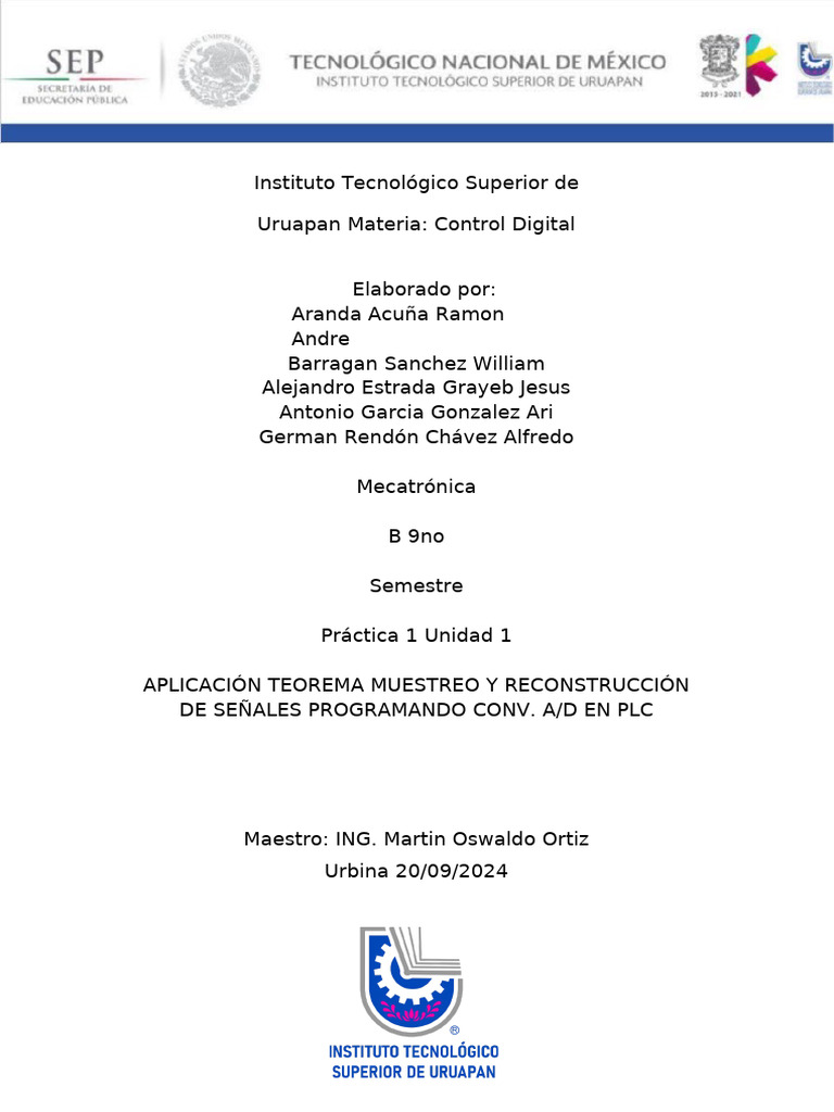 Practica Tema1 Control Digital | PDF