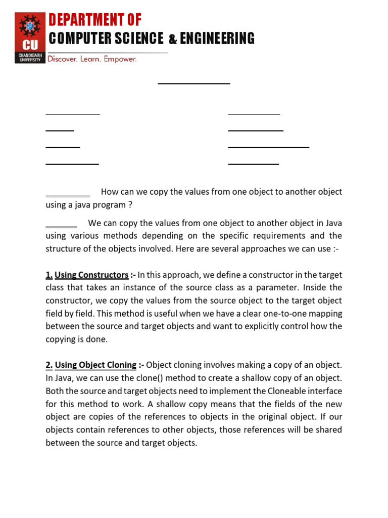 Java Worksheet 1 1 Pdf