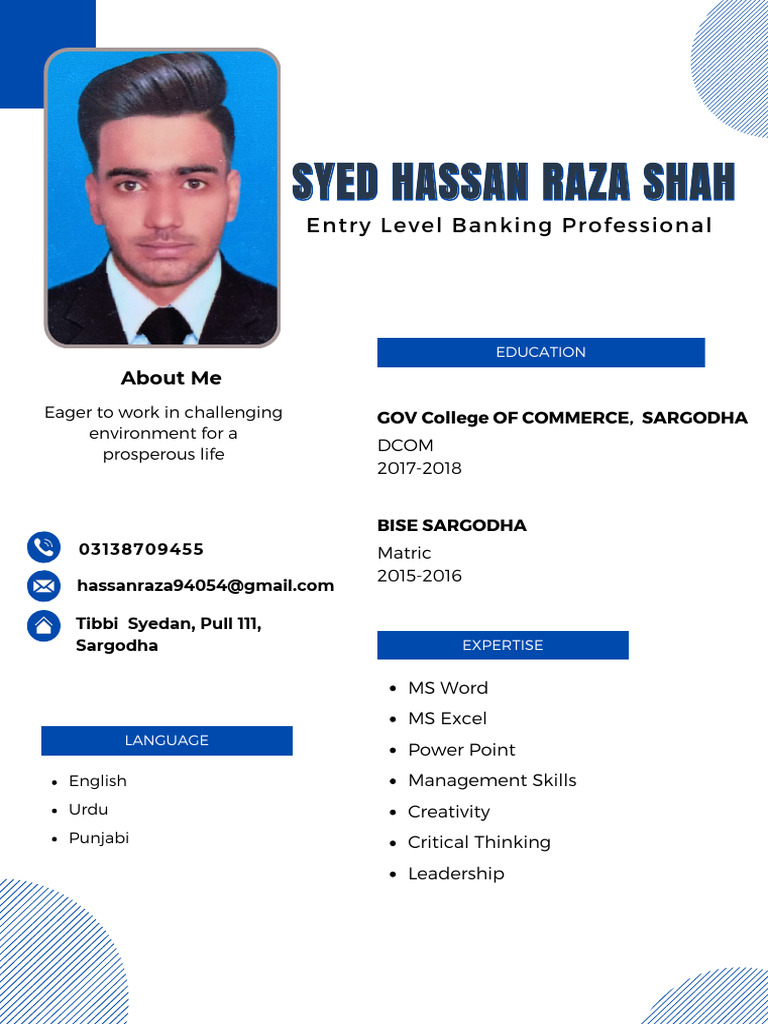 Syed Hassan CV | PDF