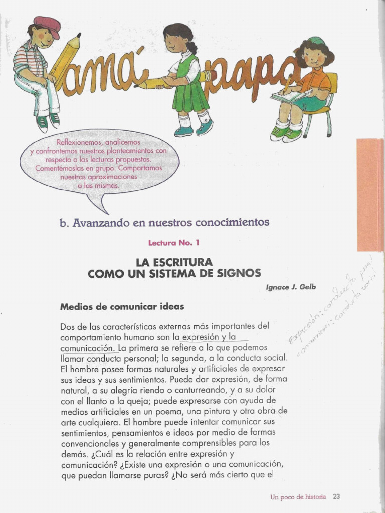 La Escritura Como Un Sistema de Signos (G. 2) | PDF