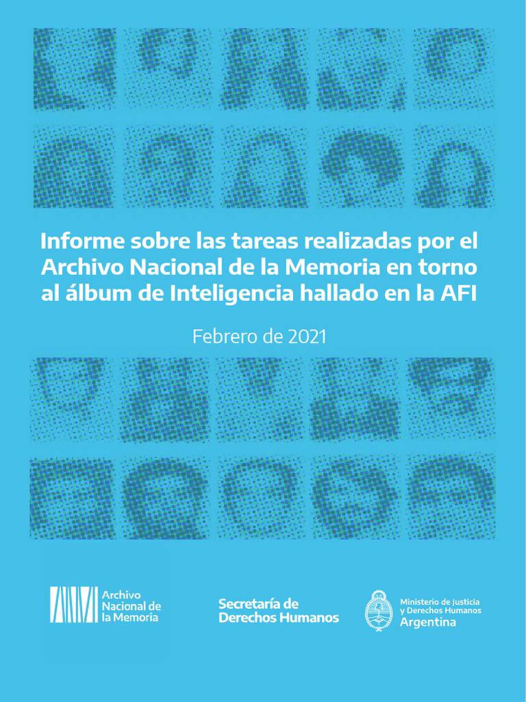 Informe Fotos Inteligencia ANM | PDF | Gobierno