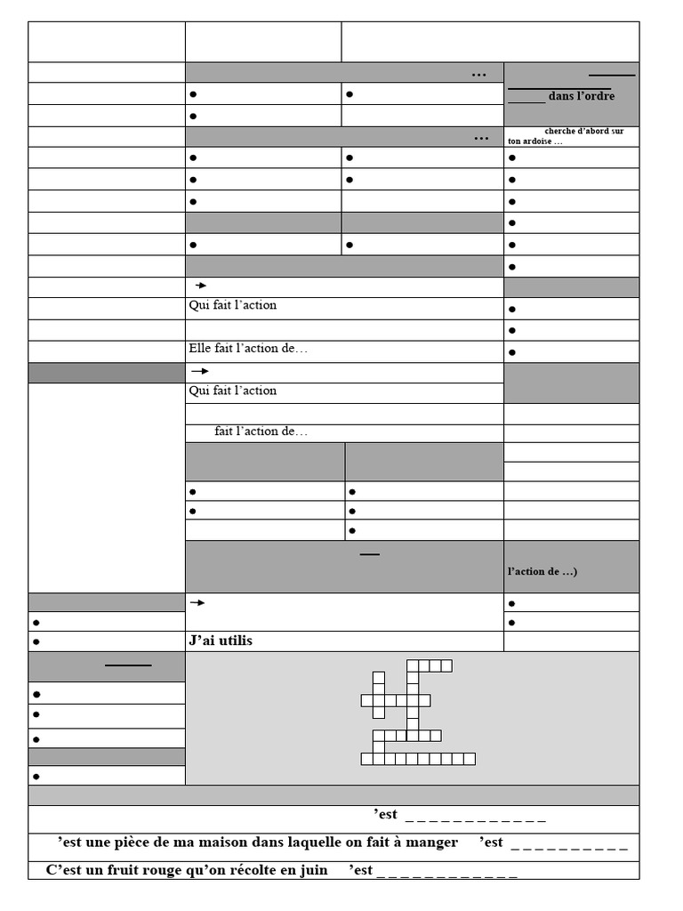 Fiche 9 D'horthographe CE1 | PDF
