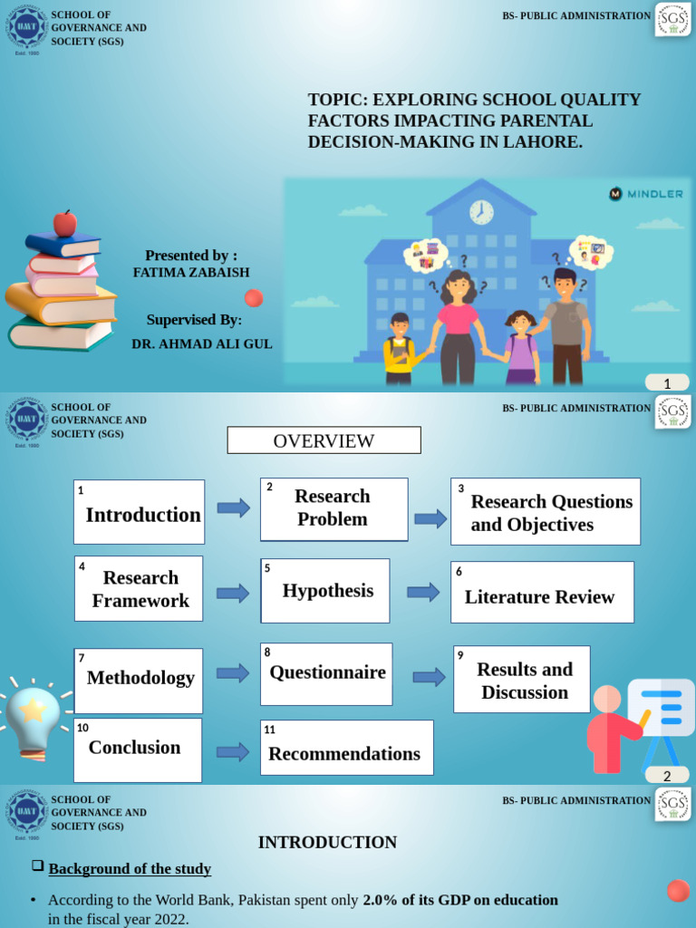 Document On Exploring School Quality Factors and Choice of Parents in Choosing Schools | PDF ...