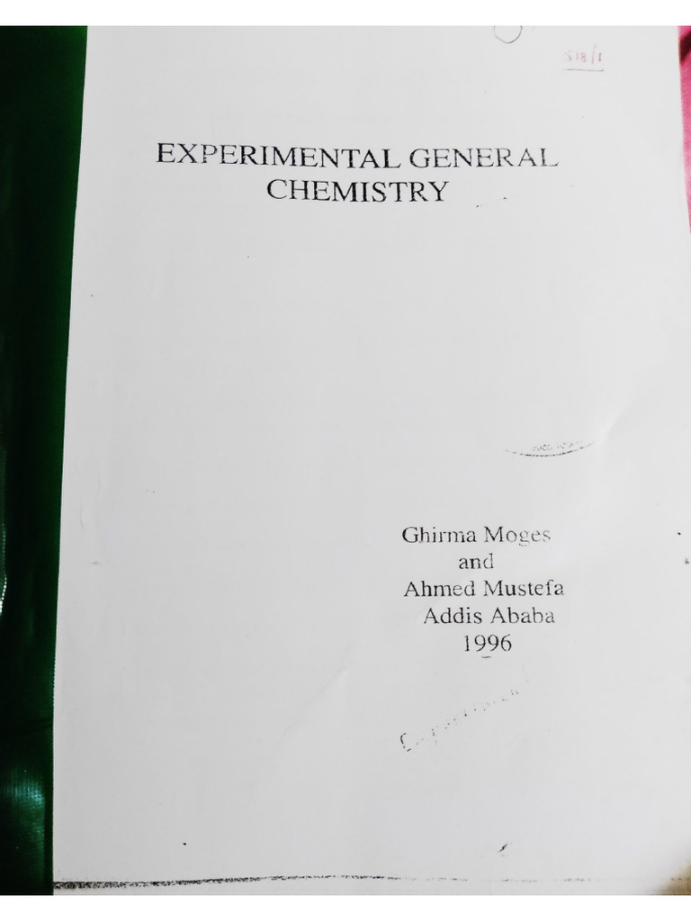 Chemo Lab Module1 | PDF