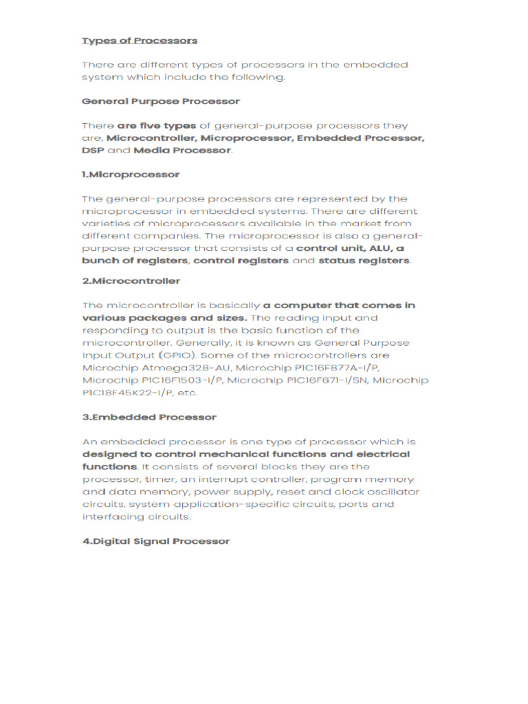 Processors And Its Types Pdf