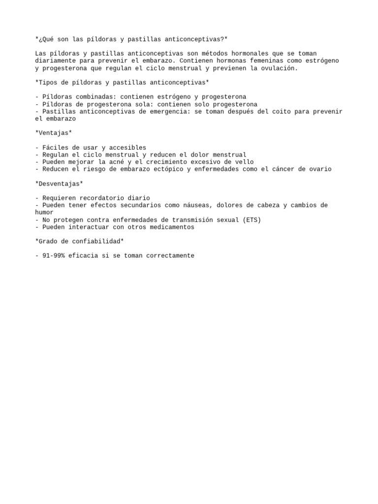 Píldoras Conceptos | PDF