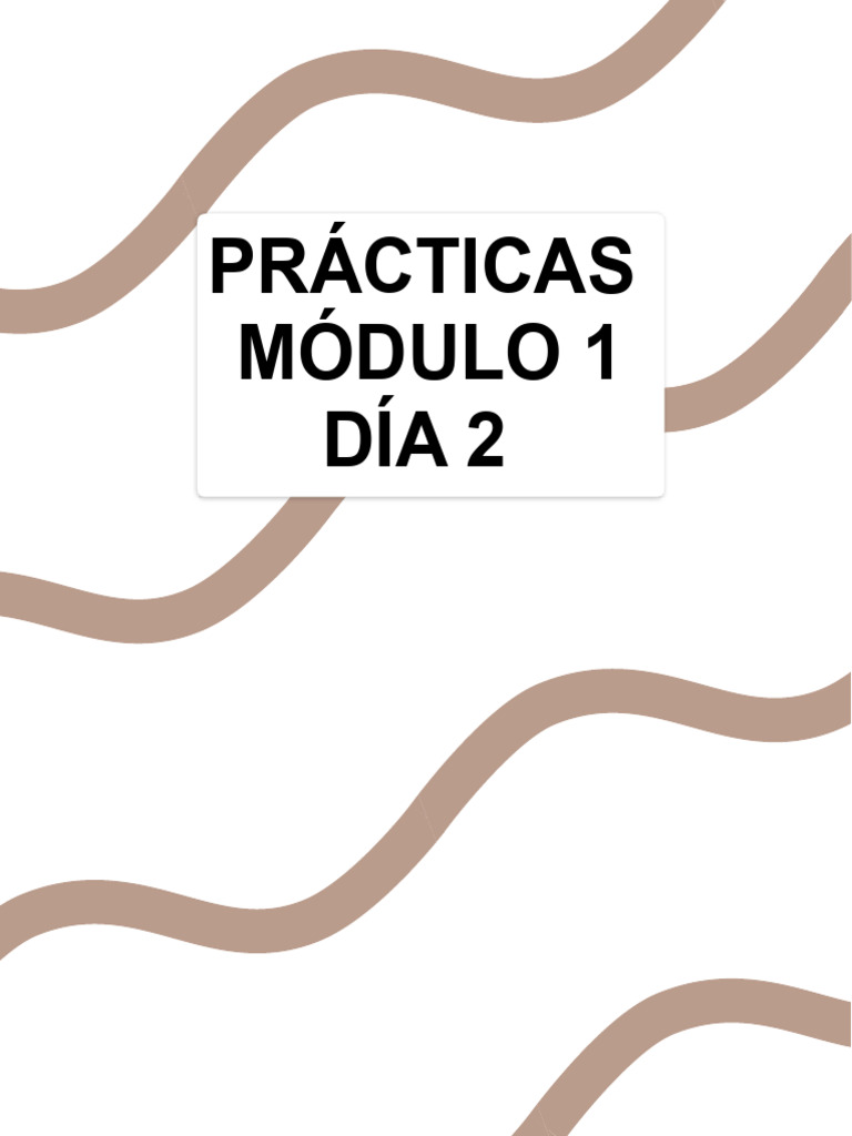 Prácticas Ap Mod 1 | PDF