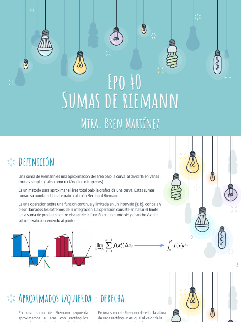 Sumas de Riemman | PDF