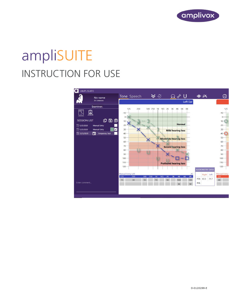 Amplivox Amplisuite Operating Manual | PDF