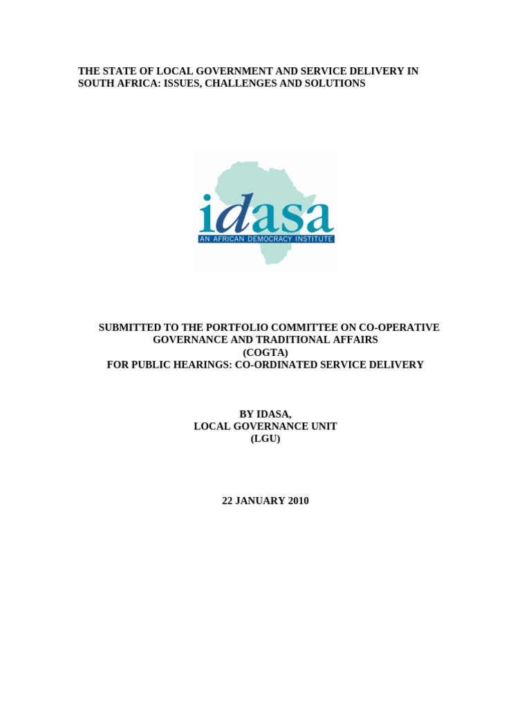 Idasa | PDF