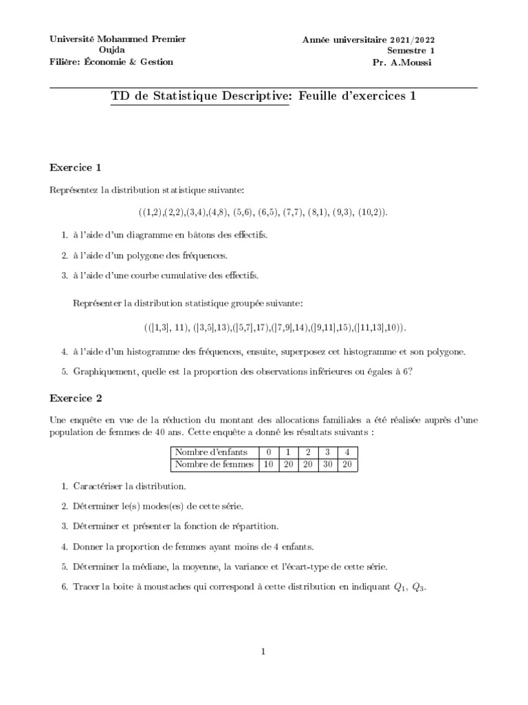 TD1 Stat Desc 21 22 | PDF