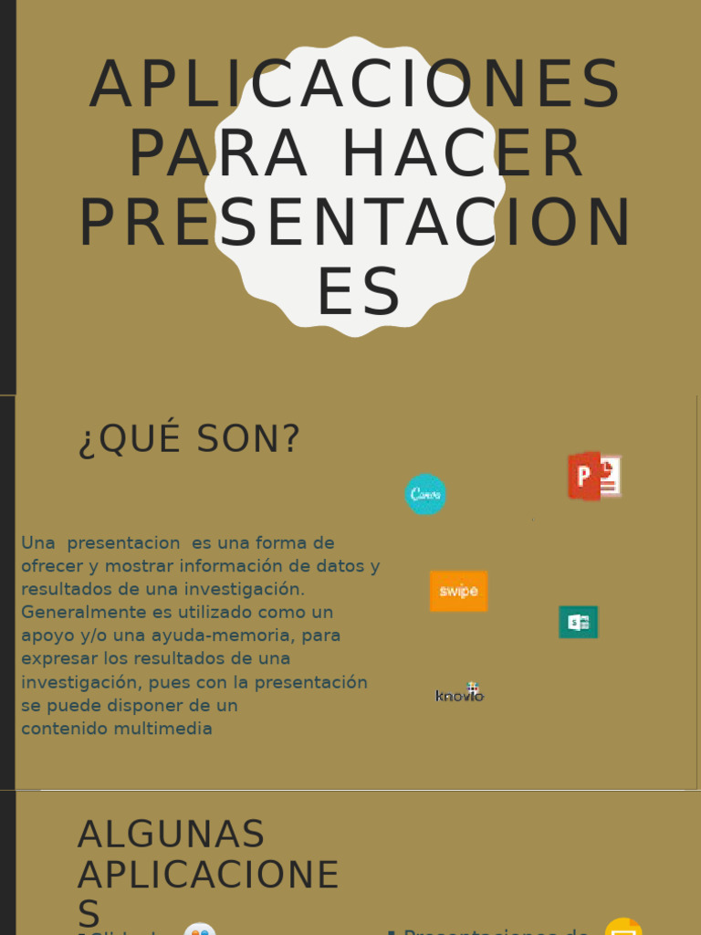 Aplicaciones para Hacer Presentaciones | PDF